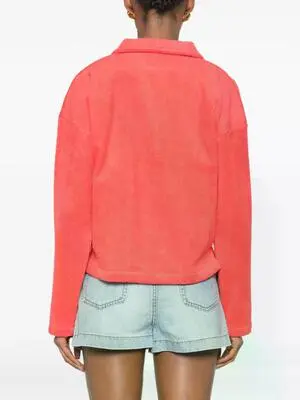 TERRY PUESTO Polo Collar V-neck Sweater