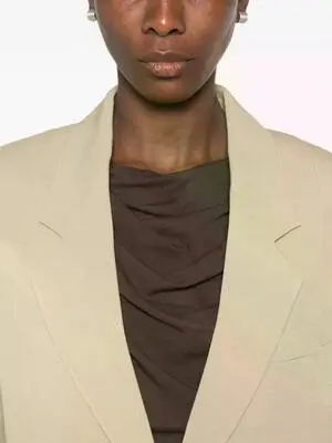 Victoria Beckham Notched Lapel Single-breasted Jacket
