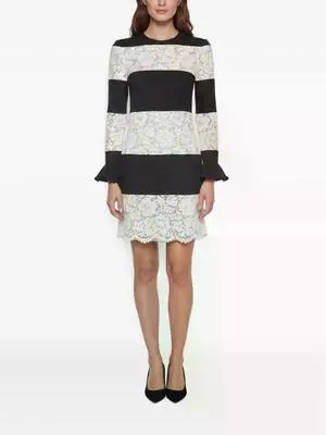 Valentino Garavani Lace Stripe Dress