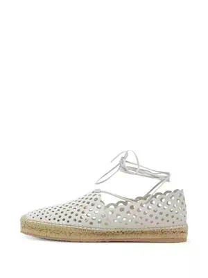 GIANVITO ROSSI Thierry Perforated Ballet Flats