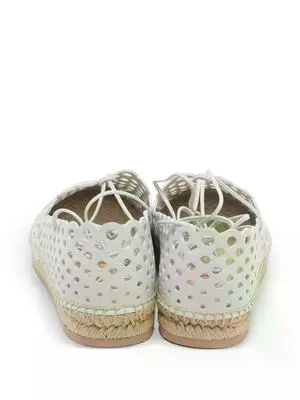 GIANVITO ROSSI Thierry Perforated Ballet Flats