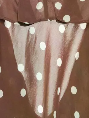 Polo Ralph Lauren Ruffled Polka-dot Top