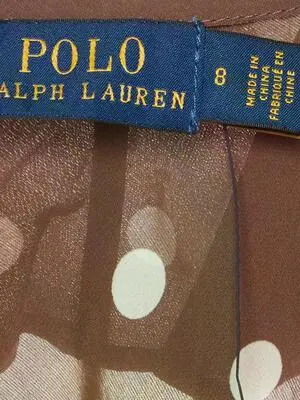 Polo Ralph Lauren Ruffled Polka-dot Top