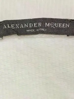 Alexander McQueen Floral Embroidered Crewneck Sweatshirt - Neutrals