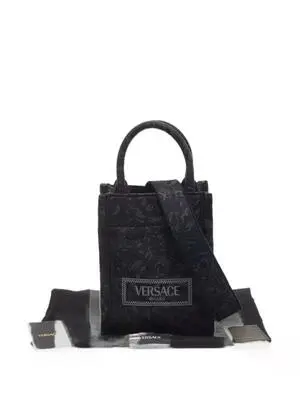 Versace Mini Athena Barocco Jacquard Tote Bag