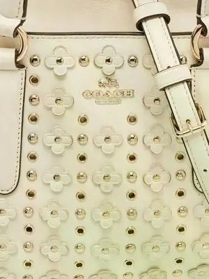 COACH VINTAGE Crosby Floral-appliqué Tote Bag