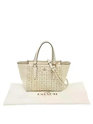 COACH VINTAGE Crosby Floral-appliqué Tote Bag