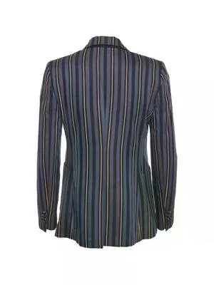 Burberry Striped Jacquard Blazer