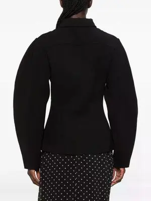 ROTATE BY BIRGER CHRISTENSEN Fitted Puff Sleeve Shirt