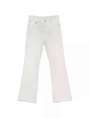 MAISON MARGIELA Light Raw-cut Hem Flared Jeans