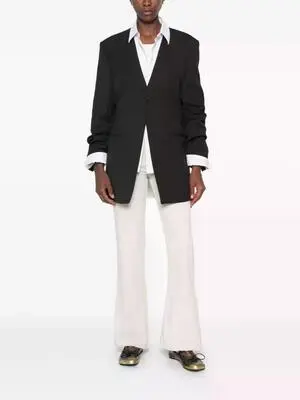 MAISON MARGIELA Light Raw-cut Hem Flared Jeans