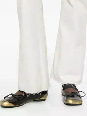 MAISON MARGIELA Light Raw-cut Hem Flared Jeans