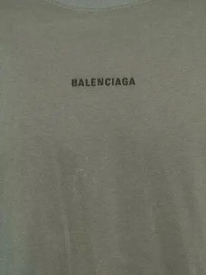 Balenciaga Logo Embroidered T-shirt