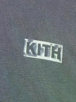 Kith Logo-print Cotton T-shirt - Grey