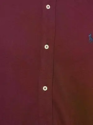 Ralph Lauren Featherweight Mesh Long Sleeve Shirt - Red