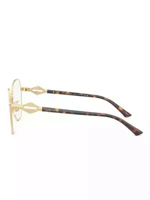 JIMMY CHOO Cat-eye Frame Glasses - Gold