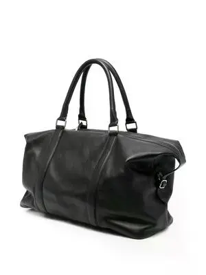 LES DEUX Leather Holdall Bag - Black