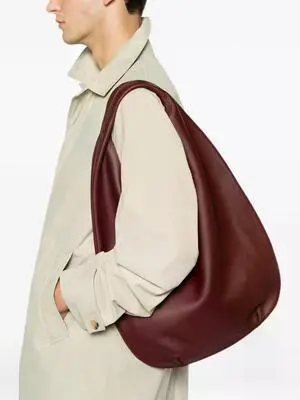 A.p.c. Logo-detail Leather Shoulder Bag - Red