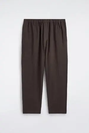 Cos Seersucker Regular-fit Tapered Pants