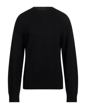 Dsquared2 Dark Alpaca Wool Crewneck Sweater - Black