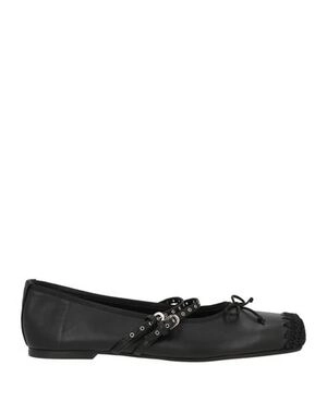 CastaÑer Mary Jane Ballet Flats In Suede - Black