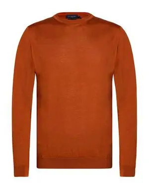DANIELE FIESOLI Sweater Azure Size Merino Wool - Brown
