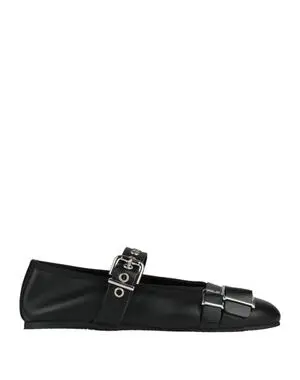SEBAS. Ballet Flats Size Calfskin - Black