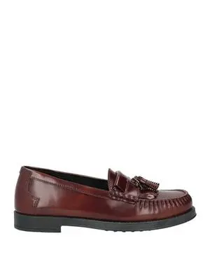 TOD'S Loafers Tan Size Leather - Brown