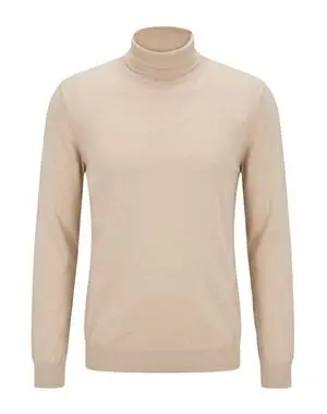 TAKESHY KUROSAWA Turtleneck Size Tencel, Wool, Elastane - Beige
