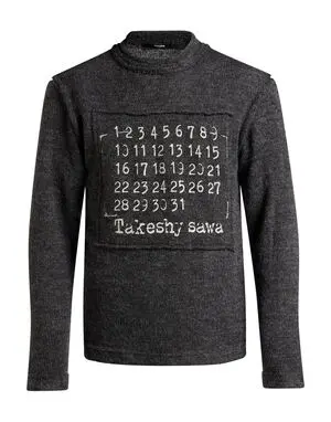 TAKESHY KUROSAWA Sweater Size Acrylic, Polyester, Nylon, Wool, Elastane