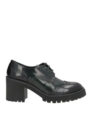 NILA & NILA Lace-up Leather Brogues With Block Heel