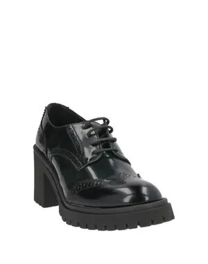 NILA & NILA Lace-up Leather Brogues With Block Heel