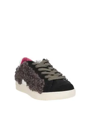 NILA & NILA Suede And Bouclé Low-top Sneakers