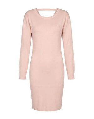 Armani Exchange Acrylic And Virgin Wool Bodycon Mini Dress - Pink