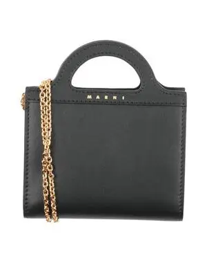 Marni Crossbody Wallet Cow Leather - Black