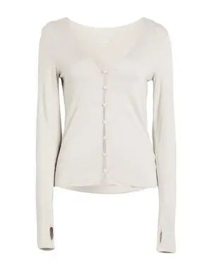 Majestic Filatures Light Viscose Stretch Jersey V-neck Long Sleeve Shirt
