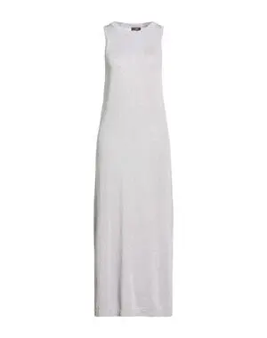 Peserico Maxi Dress Light Size Cotton, Viscose, Metallic Fiber, Polyester - Grey