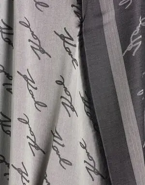 Karl Lagerfeld Scarf Charcoal Modal