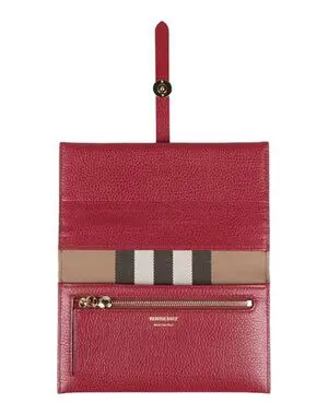 Burberry Wallet Brick Calfskin - Red