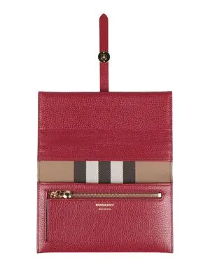 Burberry Wallet Brick Calfskin - Red
