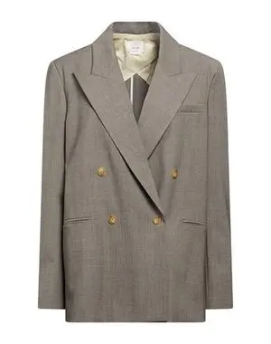 ALYSI Chocolat Blazer Size Polyester, Virgin Wool, Elastane - Grey