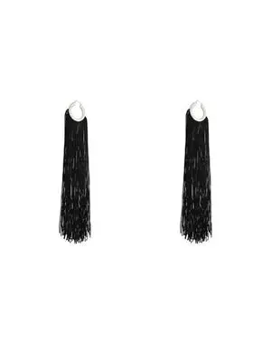 JIL SANDER Earrings Ecobrass, Viscose - Black