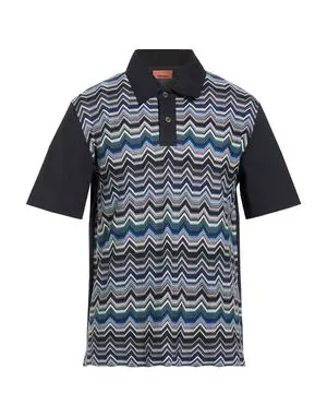 Missoni Polo Shirt Size Cotton - Navy