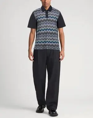 Missoni Polo Shirt Size Cotton - Navy