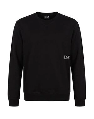 EA7 Crewneck Long Sleeve Sweatshirt - Black