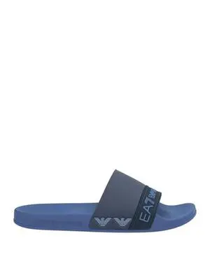 EA7 Logo Pool Slides - Navy