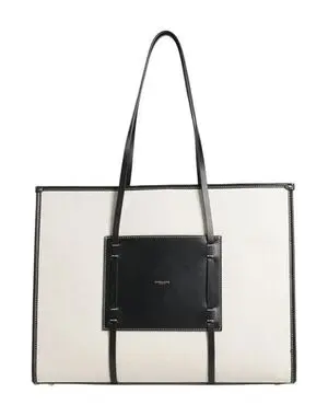 DEMELLIER Shoulder Bag Cow Leather, Cotton - Black