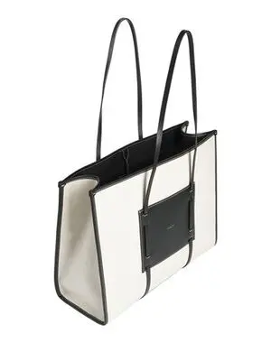 DEMELLIER Maxi Tote Bag In Canvas And Cow Leather