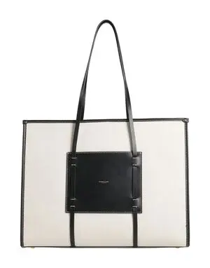 DEMELLIER Maxi Tote Bag In Canvas And Cow Leather