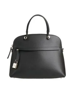 Furla Handbag Camel Calfskin - Black
